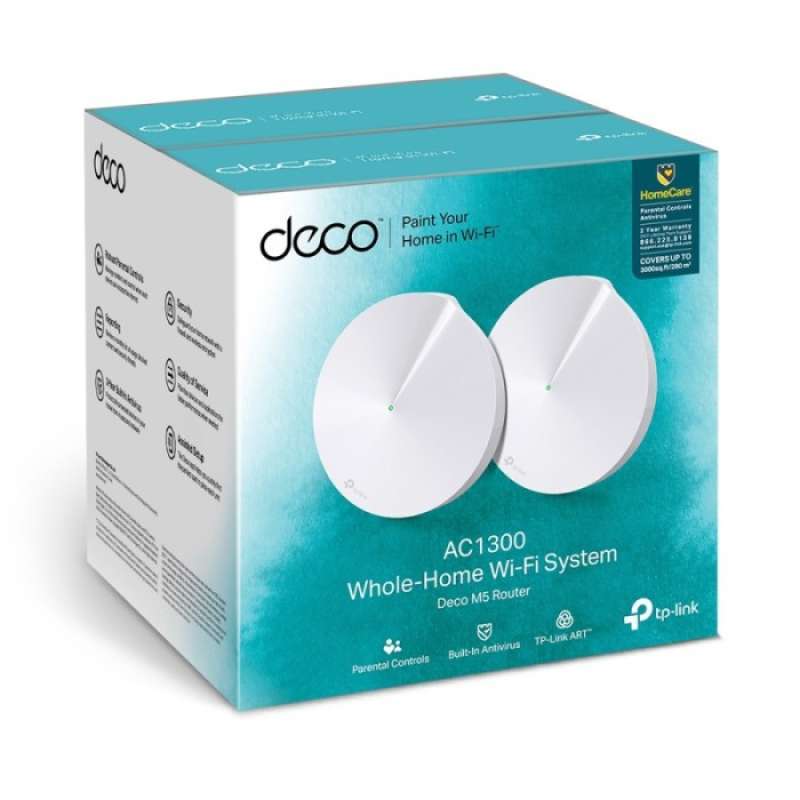Jual TP-Link AC1300 WHOLE-HOME WI-FI SYSTEM Deco M5 Wireless Router TP ...