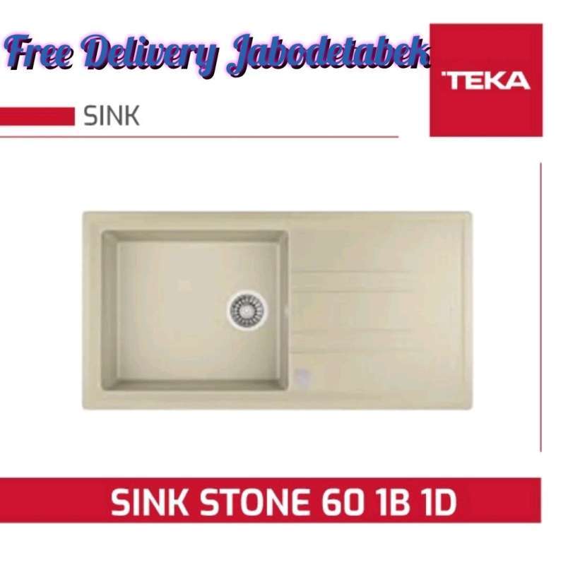 Jual Teka Kitchen Sink Tegranite 60 1B 1D Topas Beige Free Ongkir Area ...