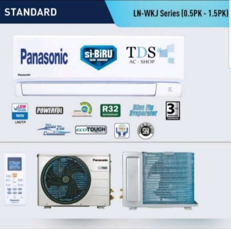 Jual AC PANASONIC 1/2 PK SI BIRU LOW VOLTAGE di Seller Aisyah ...