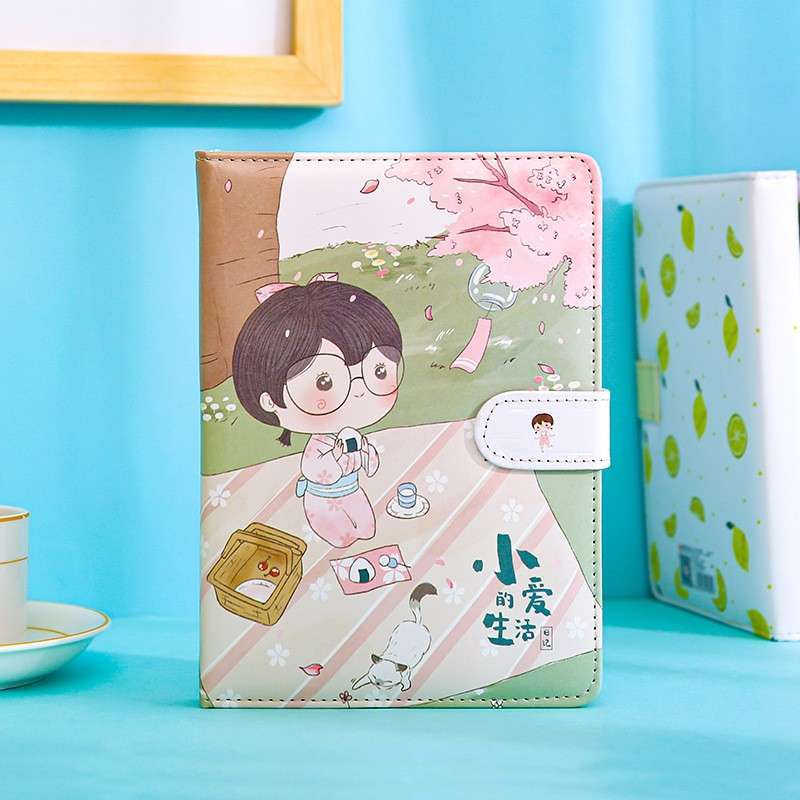 Jual notebook diary kertas gambar animasi buku catatan harian motif ...
