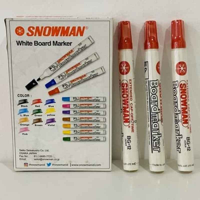 Jual Snowman B.marker Bg-12 Merah Di Seller Ayu Nadi - Pemecutan, Kota ...