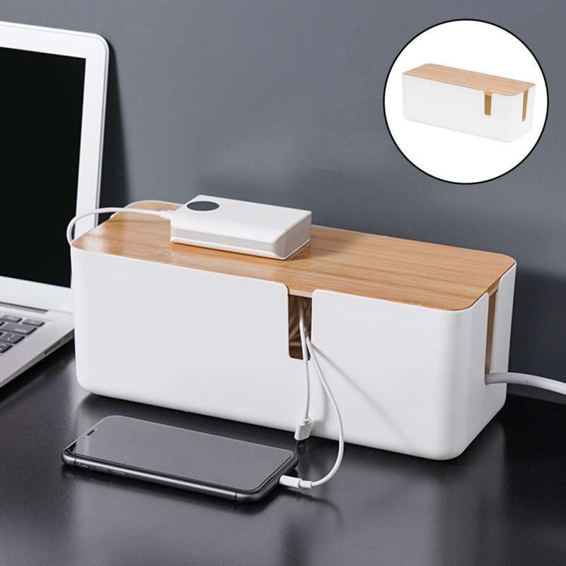 Promo TV Computer Power Strips Wire Hider Cable Management Box Safety ...
