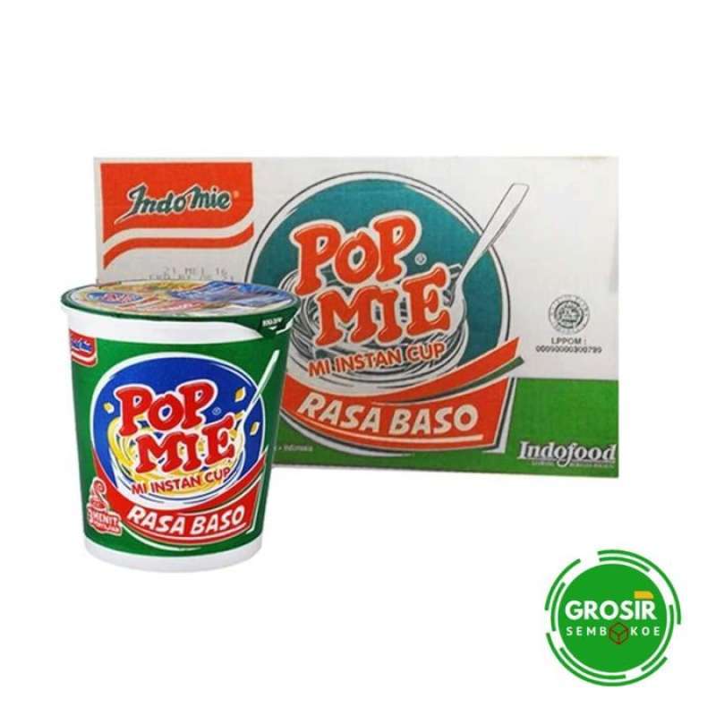 Jual Pop Mie Rasa BASO 1 Karton isi 24 cup di Seller TOKO DUA SATU ...