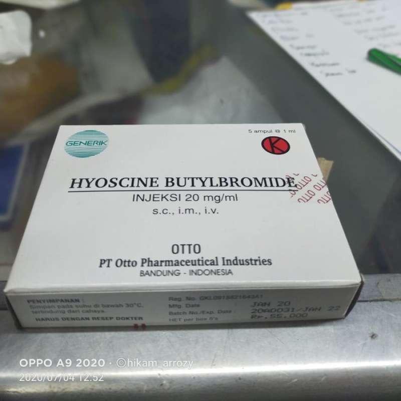 Jual Original Produk Hyoscine Injeksi Di Seller Salam Sehat - Pal ...