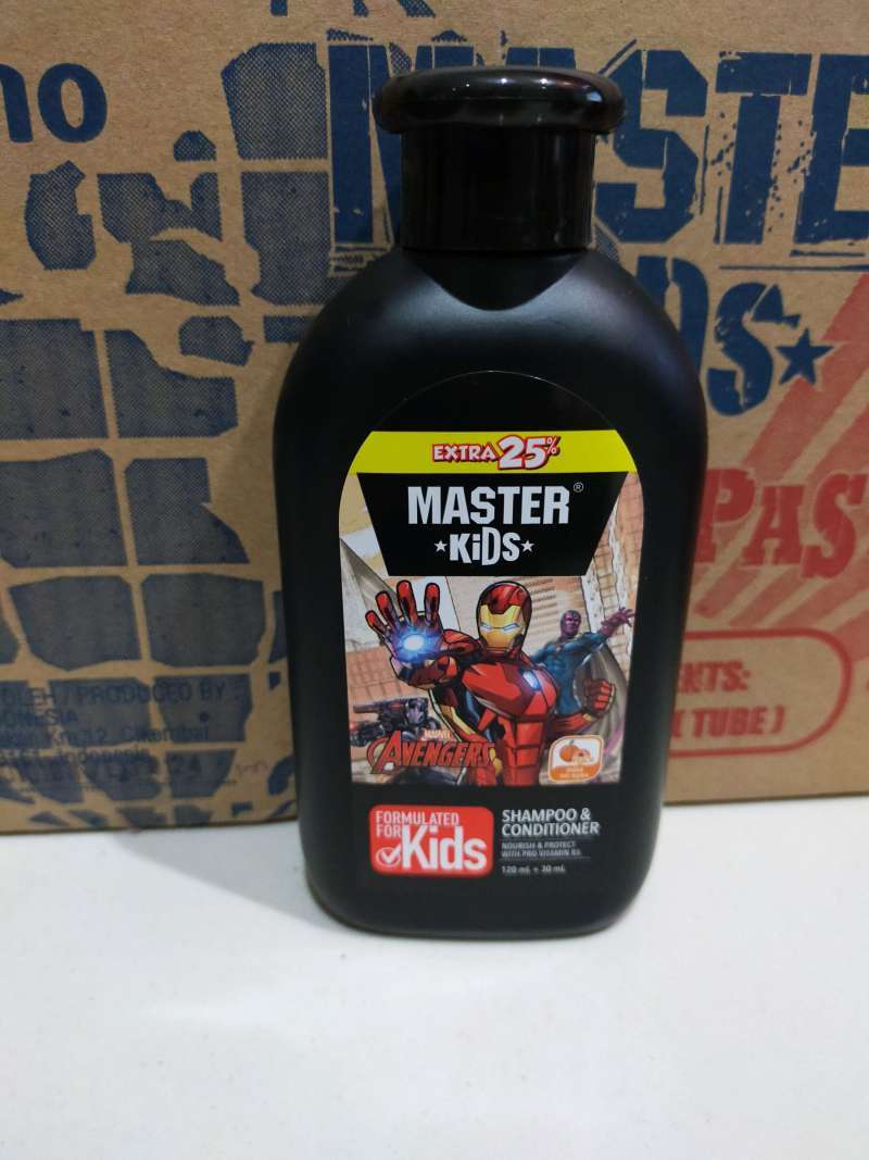 Promo Master Kids The Avengers Iron Man Shampoo [150 mL] Diskon 20% di ...