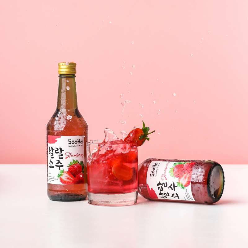 Jual Sparkling Soju - Soju Non Alcohol - Sooha - Rasa Strawberry di ...