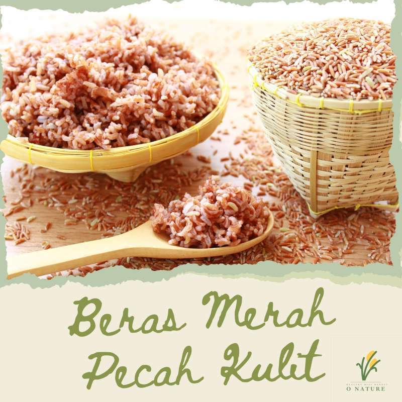 Jual Beras Merah Pink Pulen Dan Lembut (pecah Kulit) - Kemasan 5 Kg Di ...