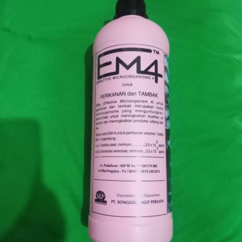 Jual obat EM 4 PERIKANAN N TAMBAK 1 LITER micro organisme di Seller ...
