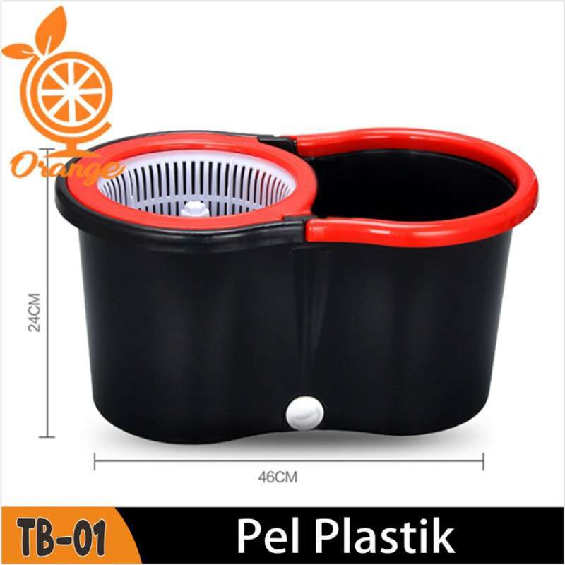 Promo Alat Pel Putar Otomatis Plastik Lantai Super Bersih+ Ember - Ungu ...