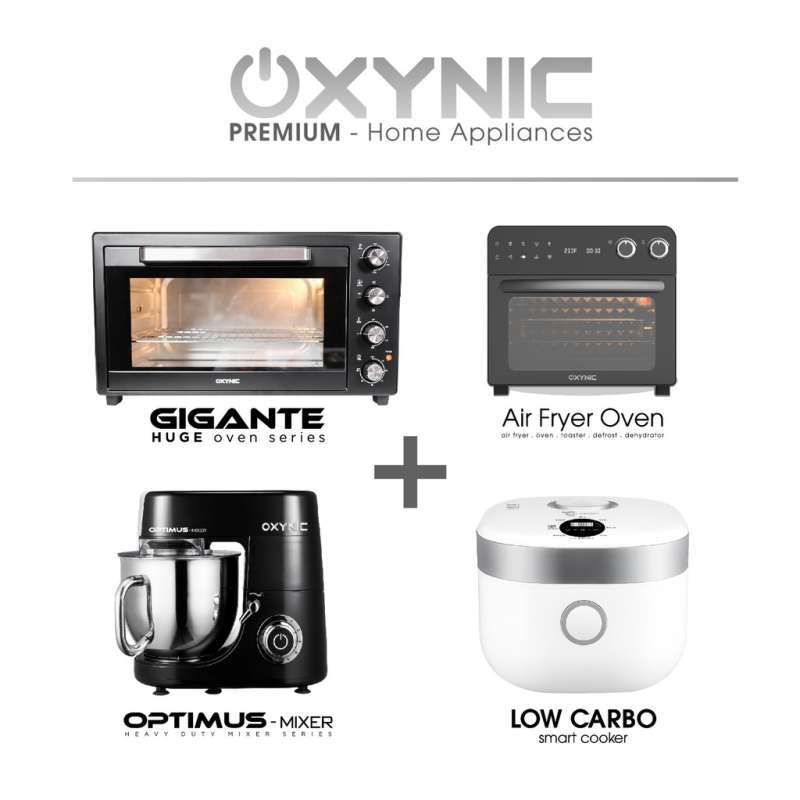 Jual OXYNIC - Bundle 4in1 [ AirFryer Oven + Oven GIGANTE + OPRIMUS ...