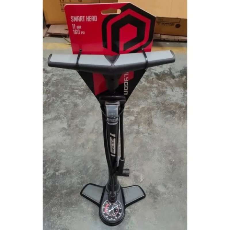 Jual Jual POMPA LANTAI SEPEDA POLYGON ALLOY ALX SMART HEAD 11 BAR 160 ...