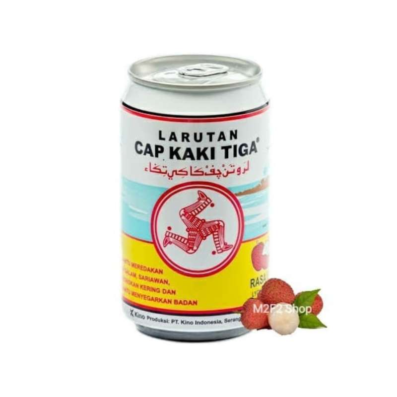 Jual Larutan Cap Kaki Tiga Minuman Kaleng | Rasa Leci - 320 ml (Kemasan Satuan) di Seller M2F2 ...