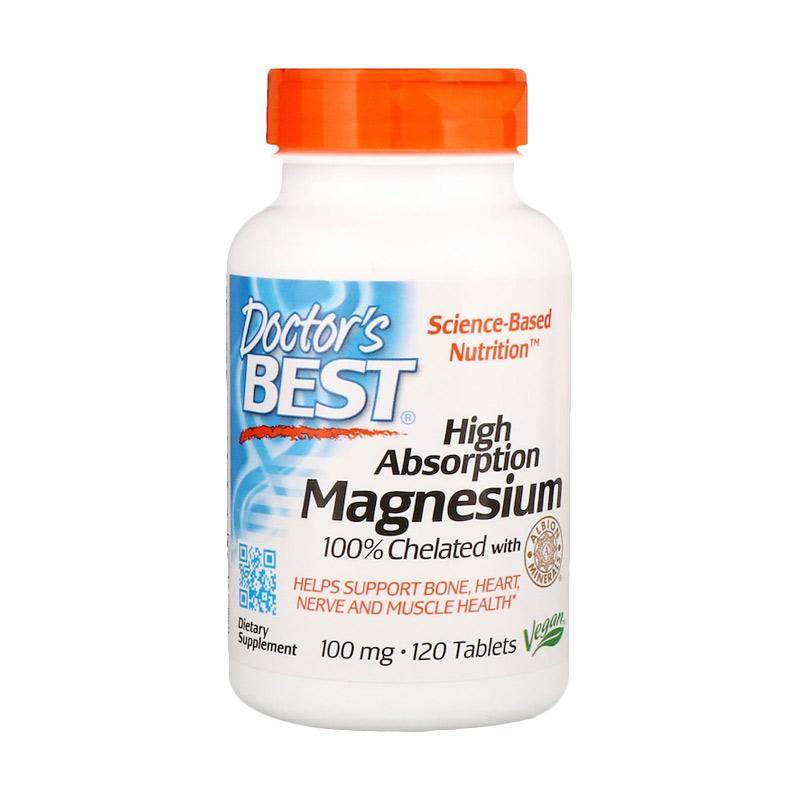 Jual Doctor's Best High Absorption Magnesium Suplemen [120 Tablets] di ...