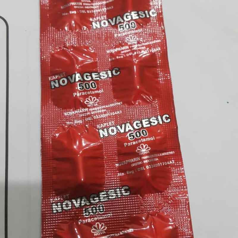 Promo NOVAGESIC TABLET PARACETAMOL 500MG OBAT DEMAM NYERI Diskon 12% di ...