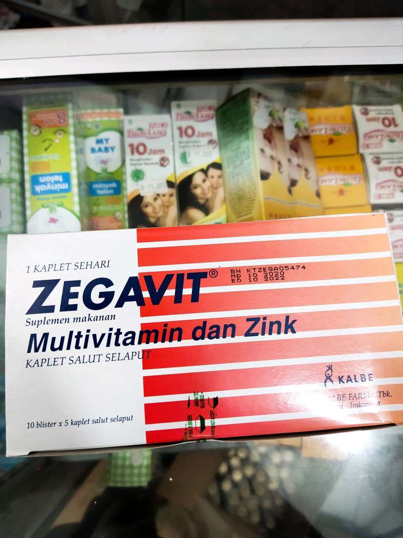 Jual Zegavit multivitamin box isi 50 tablet original di Seller Uda ...