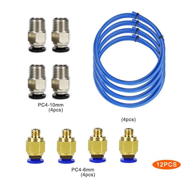 Promo Pneumatic Connector Outer Diameter 4mm Fitting PC4-M6 PTFE Tube ...