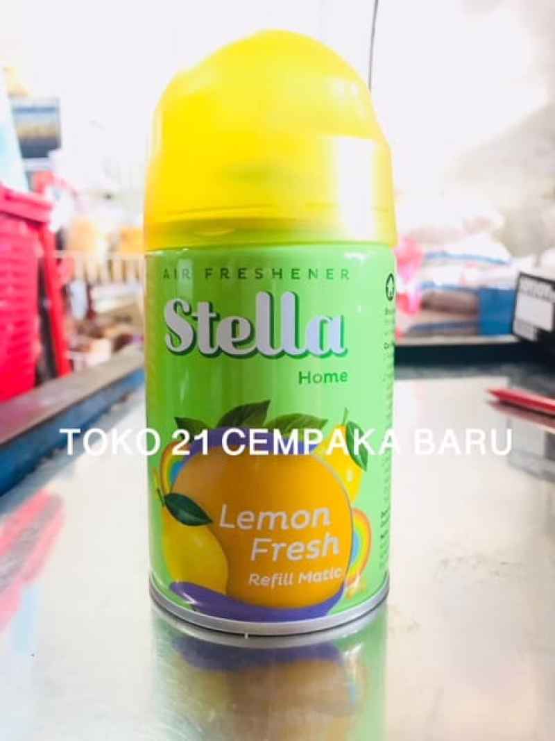 Jual Stella Refill Matic Lemon 225 ml | Pengharum Ruangan Spray Refil ...
