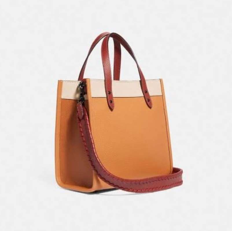 Jual Coach Field Tote 22 In Colorblock With Coach Badge And Whipstitch ...