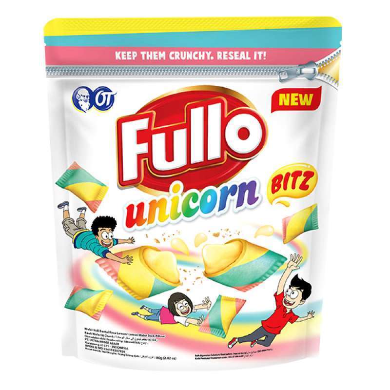 Jual Fullo Wafer Roll UNICORN BITZ 80GR di Seller Hypermart Arif Rahman ...