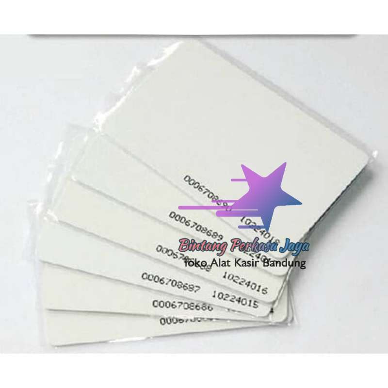 Jual Smart Kartu RFID Proximity 125 Khz Card RFID Tag NON LUBANG ...