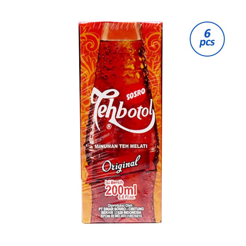 Jual Sosro Teh Botol Minuman Original/ 6 x 200 mL [8996006811028] di ...