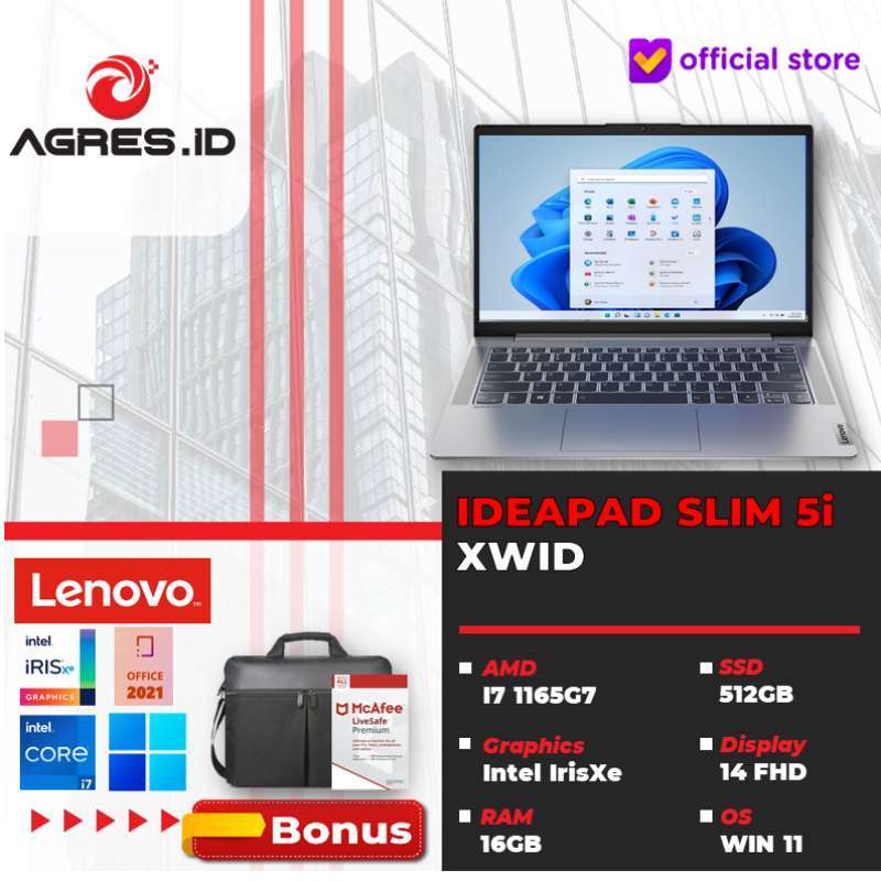 Jual Lenovo Ideapad Slim 5i 14 Xtid Xuid Xwid - I7 1165g7 16gb 512ssd ...
