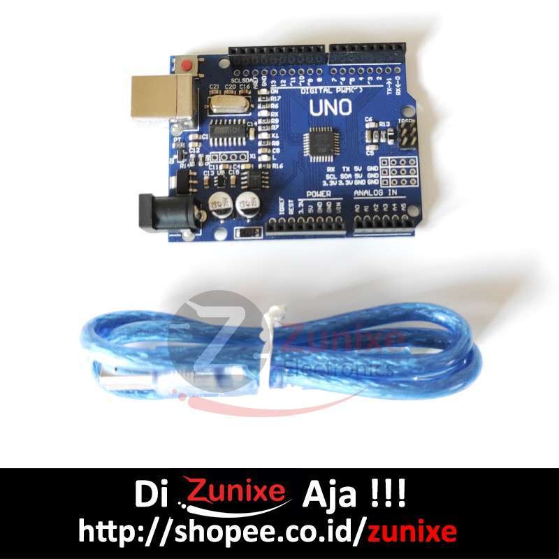 Jual FREE ONGKIR ARDUINO UNO R3 SMD CH340 ATMEGA328P PLUS USB & PIN HEADER di Seller ROFFI SHOP ...