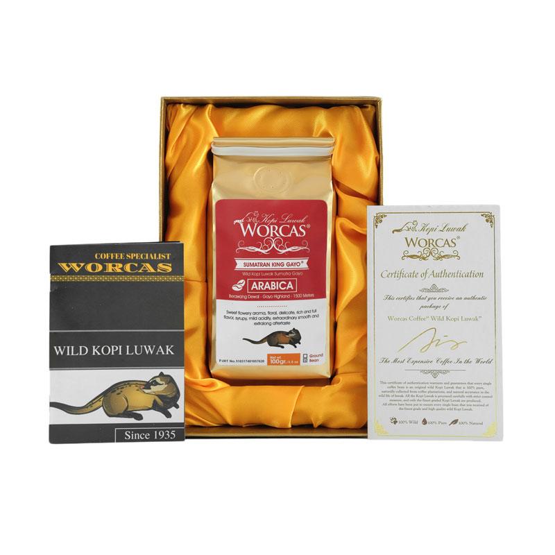 Jual Worcas Kopi Luwak Liar Sumatran King Gayo Kopi Bubuk [100 g ...