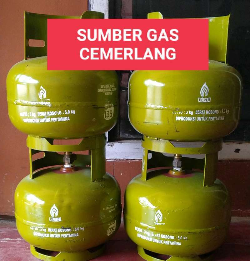 Promo Tabung gas LPG kosong 3 kg (4 pcs) II BARU Diskon 18% di Seller SGC SHOP - Tegalsari, Kab ...