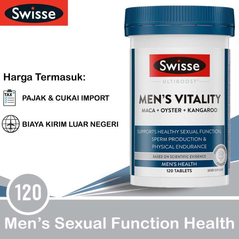Jual Swisse Ultiboost Men's Vitality (Maca + Oyster + Kangaroo) 120 Tablets di Seller Aussie ...
