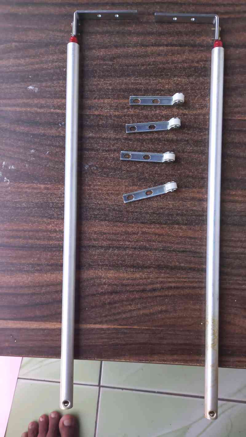 Jual rel vertical aluminium,kayu dan upvc - 40cm di Seller Cak harto ...