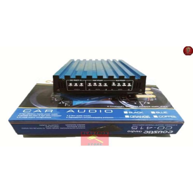 Promo Power 4 Channel 25000watt Coustic Original Bergaransi│power ...