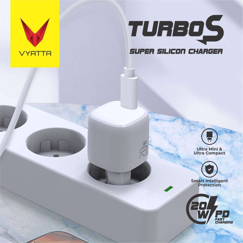 Jual VYATTA TURBO S - NANO 20W PD FAST CHARGER, TRUE FLASH CHARGE di ...