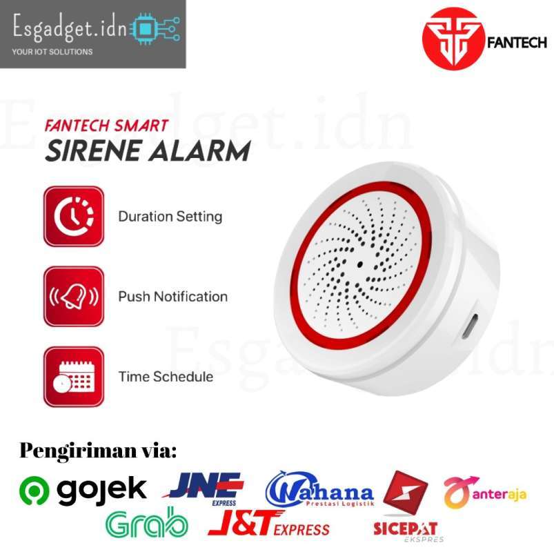 Jual FANTECH Smart Sensor Kit Sirene Alarm Home Security LED WiFi SSK01 ...
