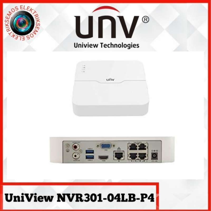 Jual SPECIAL NVR 4 CHANNEL PoE UniView NVR301-04LB-P4 Original Garansi ... Jual SPECIAL NVR 4 CHANNEL PoE UniView NVR301-04LB-P4 Original Garansi ...