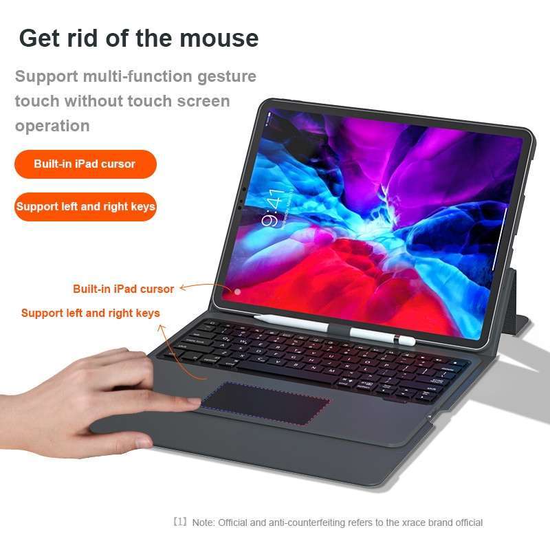 Promo Tripledi Case iPad Pro M1 11 Inch 2021 Gen 3rd Keyboard Touchpad ...