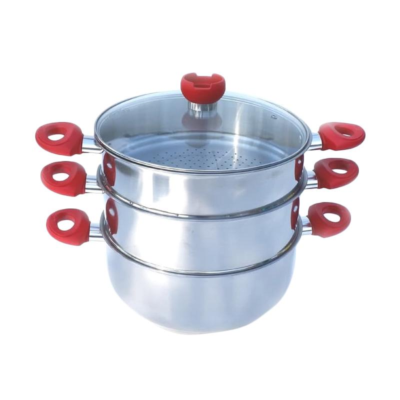 Jual Supra Super Steamer Dandang Panci Kukus [28 cm/ 3 Susun] di Seller ...