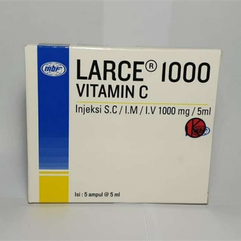 Jual Original Larce 1000 Mg Vitamin C 1000 Injeksi Di Seller Raditya ...
