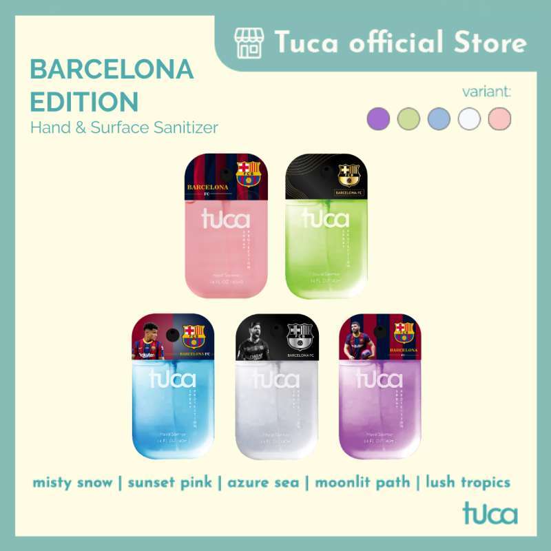 Jual Hand Sanitizer Spray Barcelona Sepak Bola Tuca Special Design Di ...