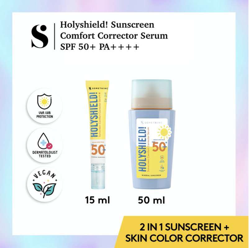 Promo SOMETHINC Holyshield! Sunscreen Comfort Corrector Serum SPF 50 ...