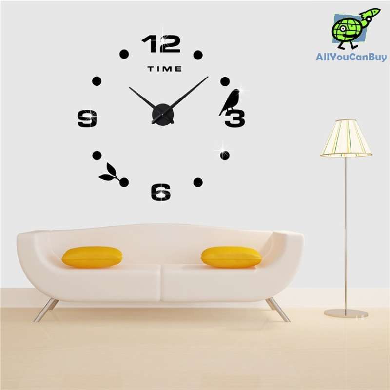 Jual Jam Dinding DIY-06 Giant Wall Clock Quartz Creative Design Model ...