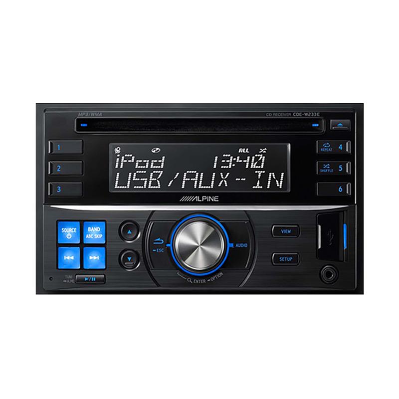 Jual Alpine Cde-w233eh Special Upgrade 3 Pre-outs Audio Head Unit Di ...