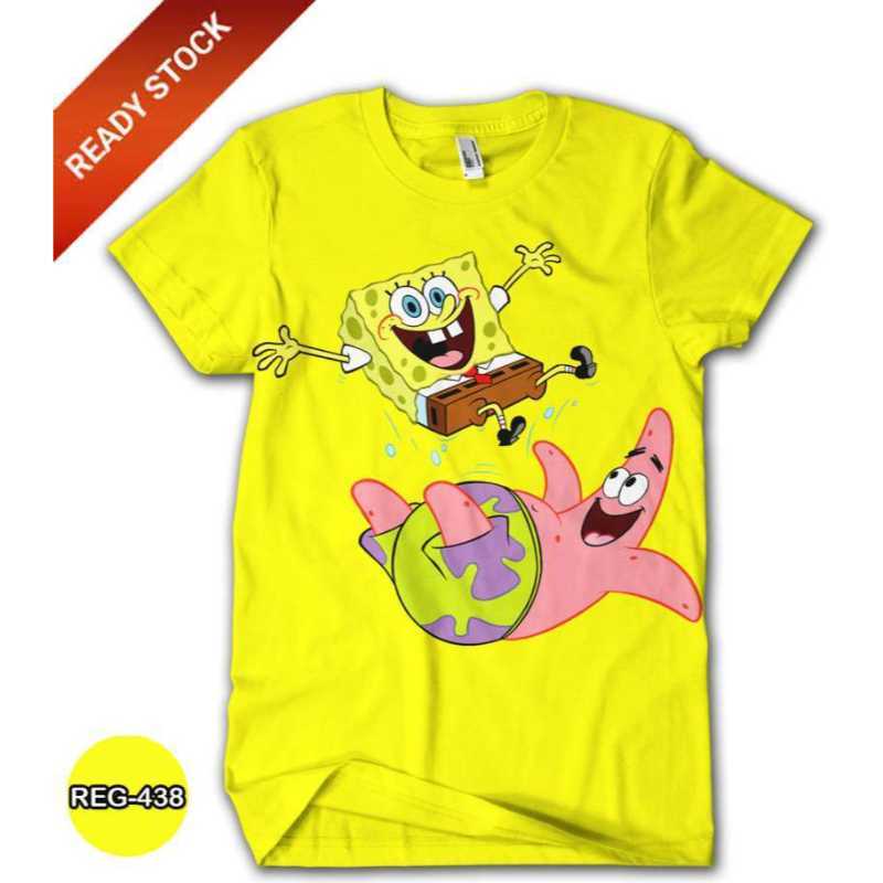 Jual Kaos SpongeBob SquarePants 3D Baju Kartun TV Animasi Anak #REG-438 ...