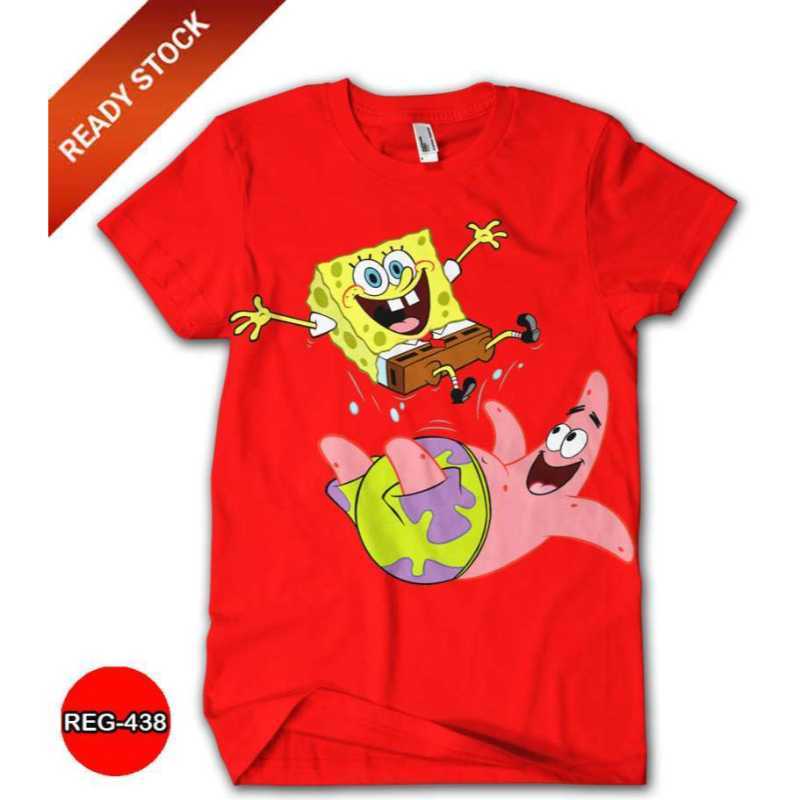 Jual Kaos SpongeBob SquarePants 3D Baju Kartun TV Animasi Anak #REG-438 ...