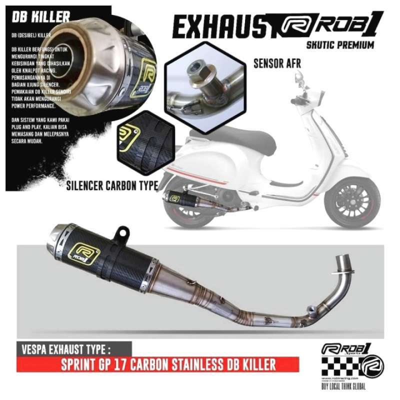 Knalpot Racing Vespa yang Bagus, Simak Pilihannya di Sini