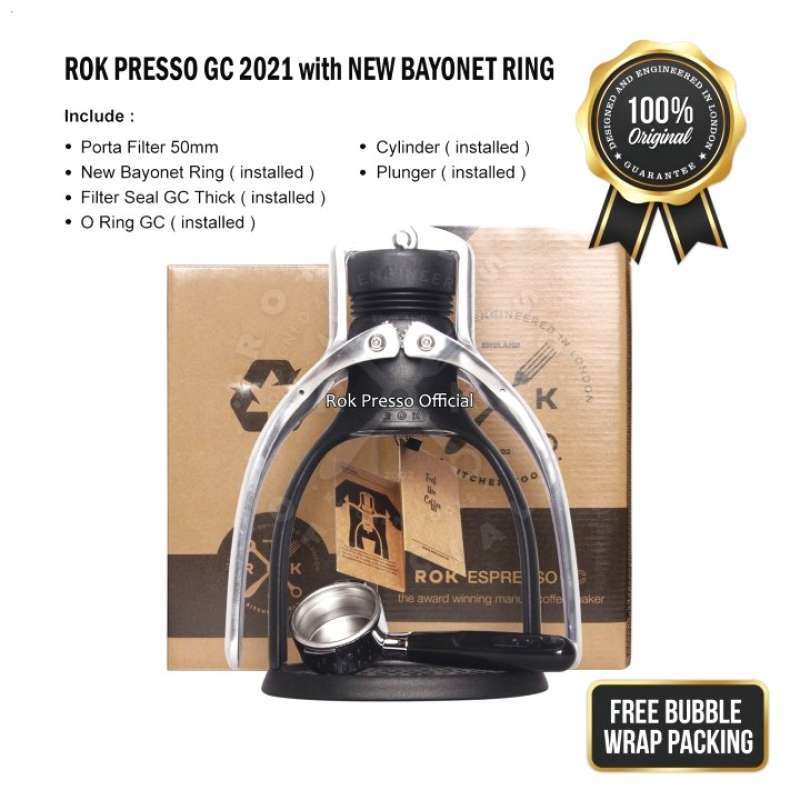 Jual Rok Presso Gc Manual Espresso Coffee Maker 100% Ori | Rokpresso ...