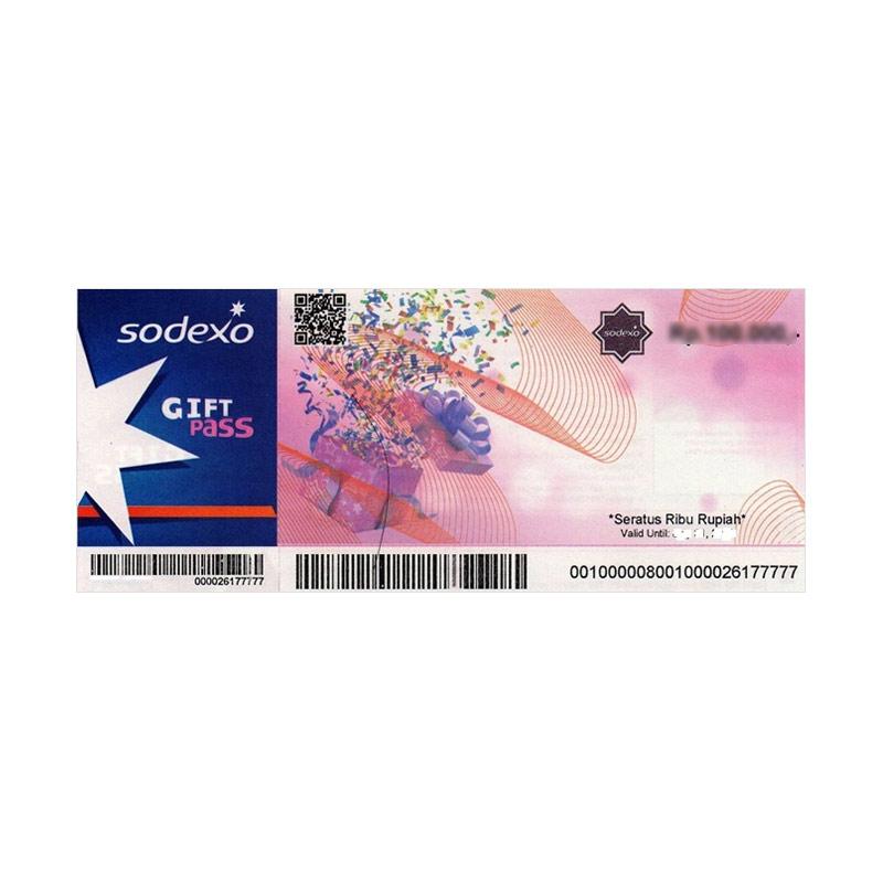 Jual Sodexo Gift Pass Voucher Fisik [rp 500.000/@ Rp 100.000] Di Seller ...