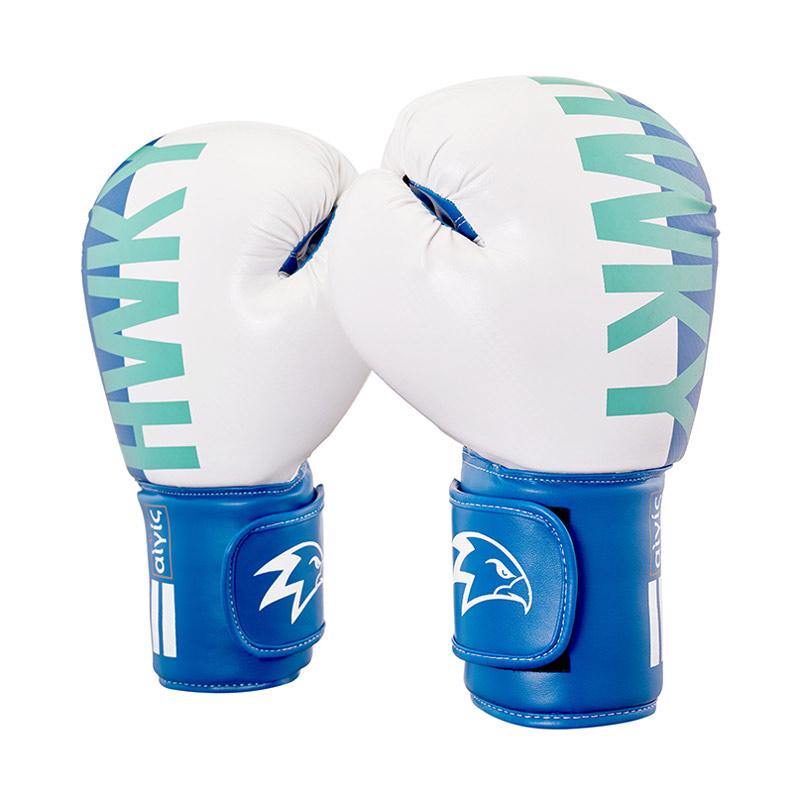 Jual Hawkeye World Wild Aegis Boxing Gloves [12 OZ] - White Blue di ...