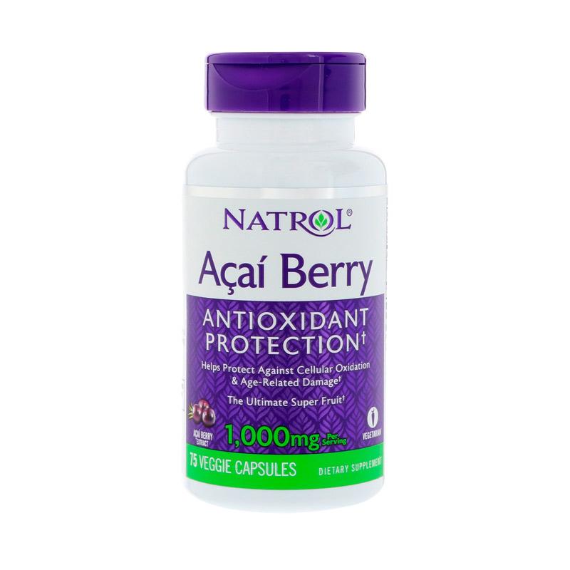 Jual Natrol Acai Berry Antioxidant Multivitamin & Suplemen [1.000 Mg ...
