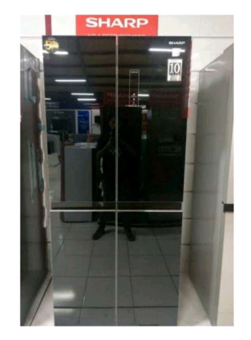 Jual Kulkas Side By Side 4 Pintu SHARP SJ-IF51PGBK Inverter ...